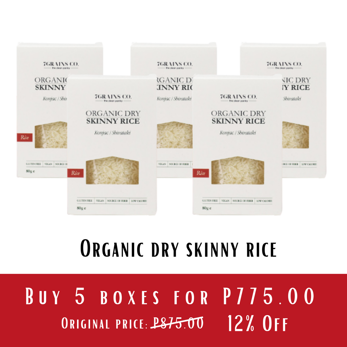 Dry Skinny Rice (Bundle of 5) – 7Grains Co.